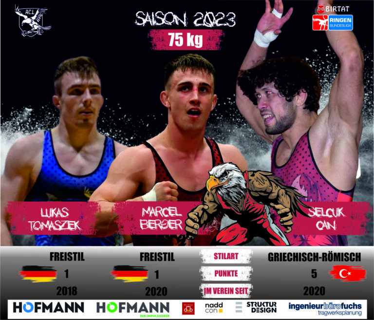 Kaderupdate Saison 2023-75kg - AC Lichtenfels - Bundesliga Ringen